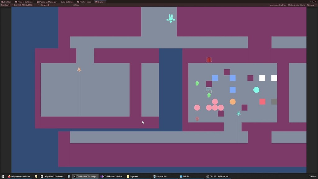 Problem switching from main camera to split screen - Unity Engine ...