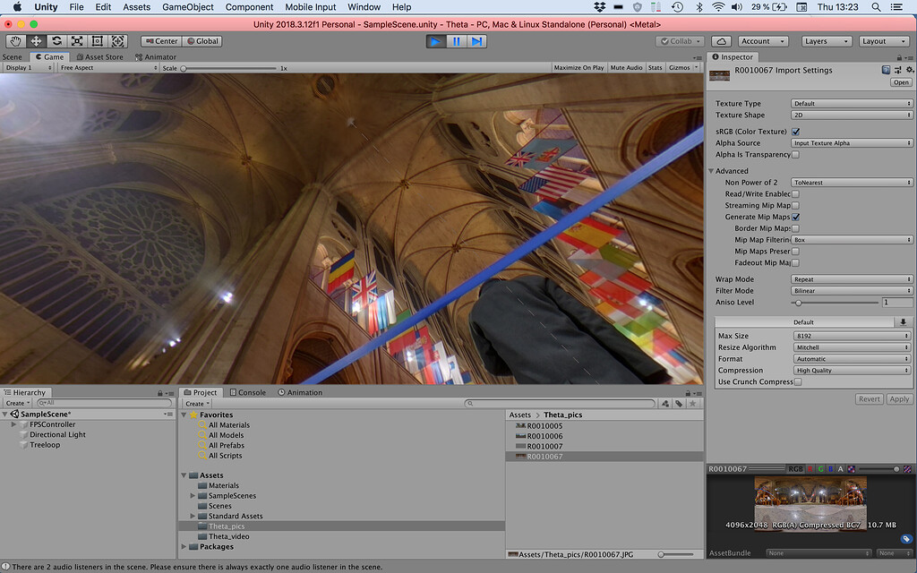 stitching artefacts Ricoh Theta V - Unity Engine - Unity Discussions