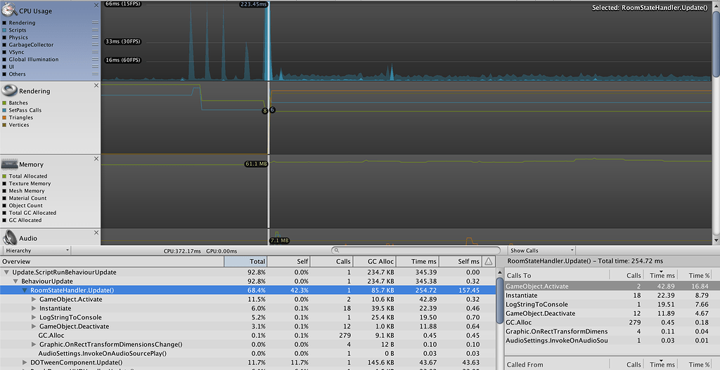 Profiler doesn't show where the CPU time is spent - Unity Engine - Unity Discussions