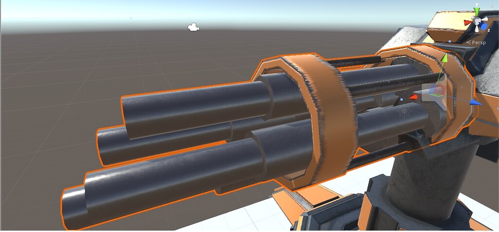 How can i play a shooting sound clip every time the guns make rotation ? - Unity Engine - Unity ...