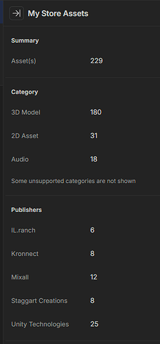 Explore The New Asset Store Section Of Asset Manager Unity Services Unity Discussions