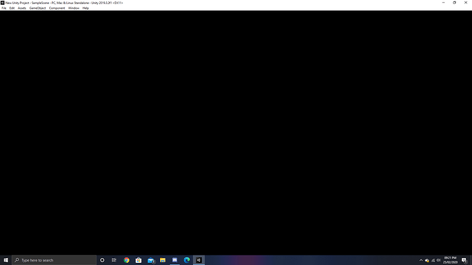 Editor Black Screen - Unity Engine - Unity Discussions