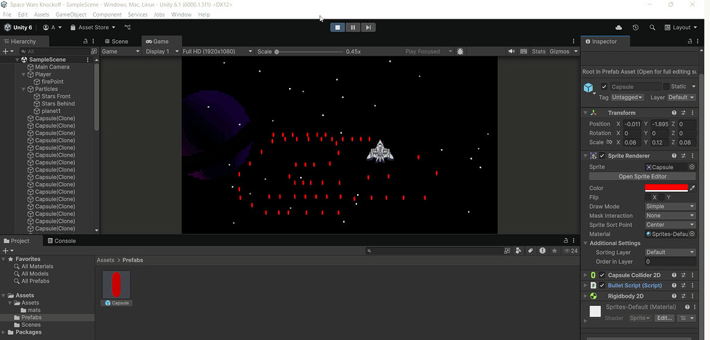 Bullet spawning but not travelling - Unity Engine - Unity Discussions