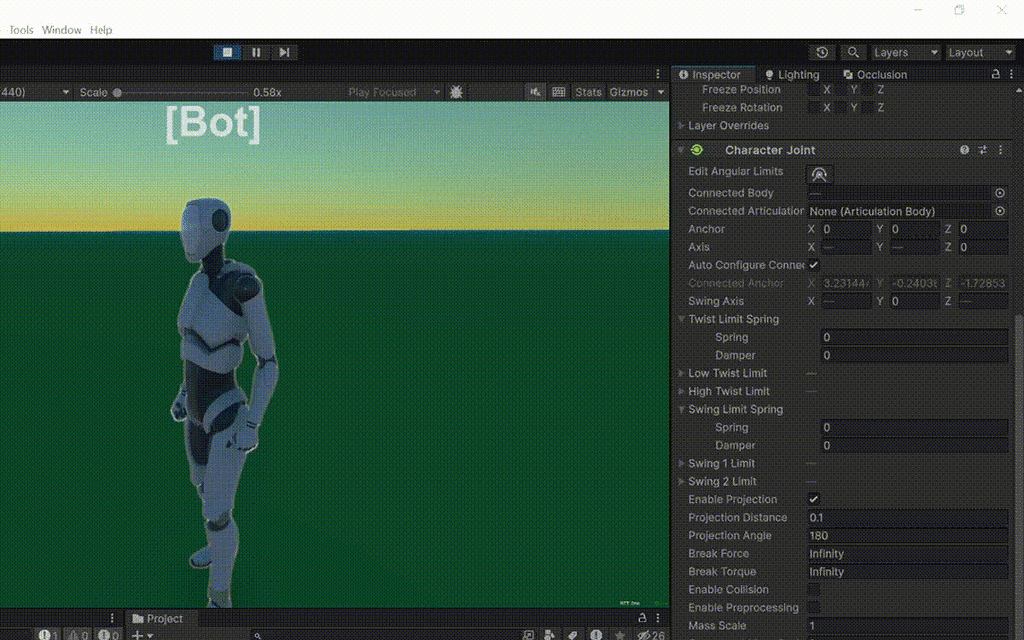 [RAGDOLL] Character Joint Swing/Twist limitations does't work - Unity Engine - Unity Discussions