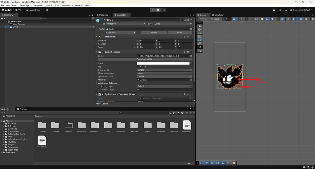 How to Create a Shader for Stretching a 2D Sprite Based on Cursor or Touch Movement? - News ...