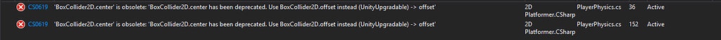 Trying to get the center of a 2D Collider not working. - Unity Engine ...