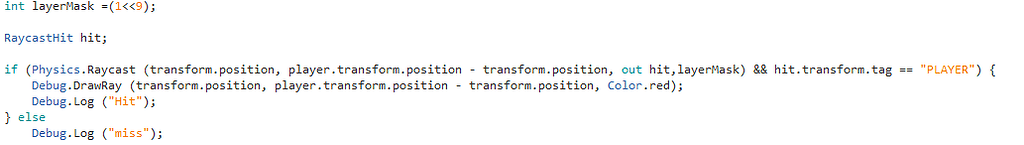 Make a raycast go through anything but one layer - Unity Engine - Unity Discussions