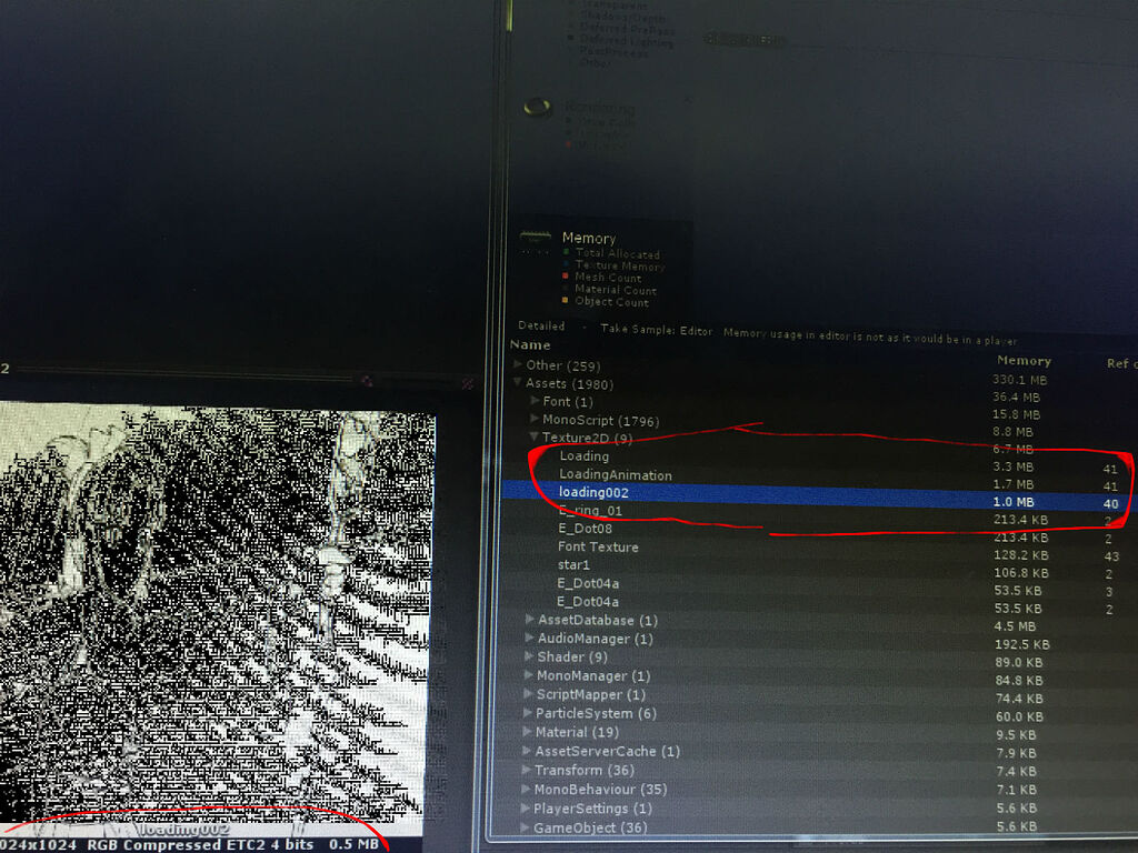 Why My Texture Consumes Double Memory Than It Should Be In Profiler Unity Engine Unity 2361