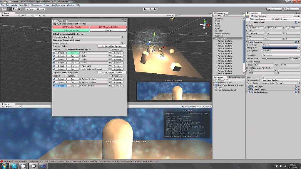 Introducing the COPY / PASTE COMPONENT MONITOR - Community Showcases - Unity Discussions