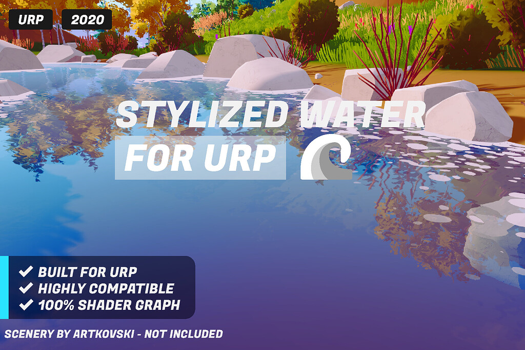 Stylized Water Shader (FREE!) - Community Showcases - Unity Discussions