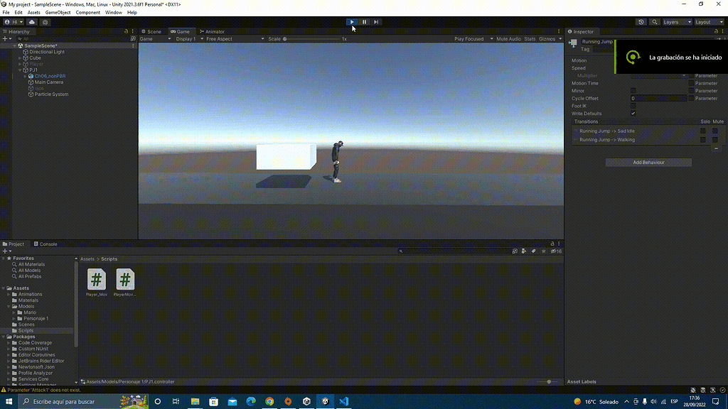 Jump Running Error Animation Unity Engine Unity Discussions