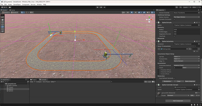 Accessing instantiated spline items in C# script? - Unity Engine - Unity Discussions