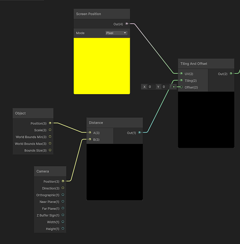 Getting textures with screen-space UV to scale with camera distance in shader graph - Unity ...