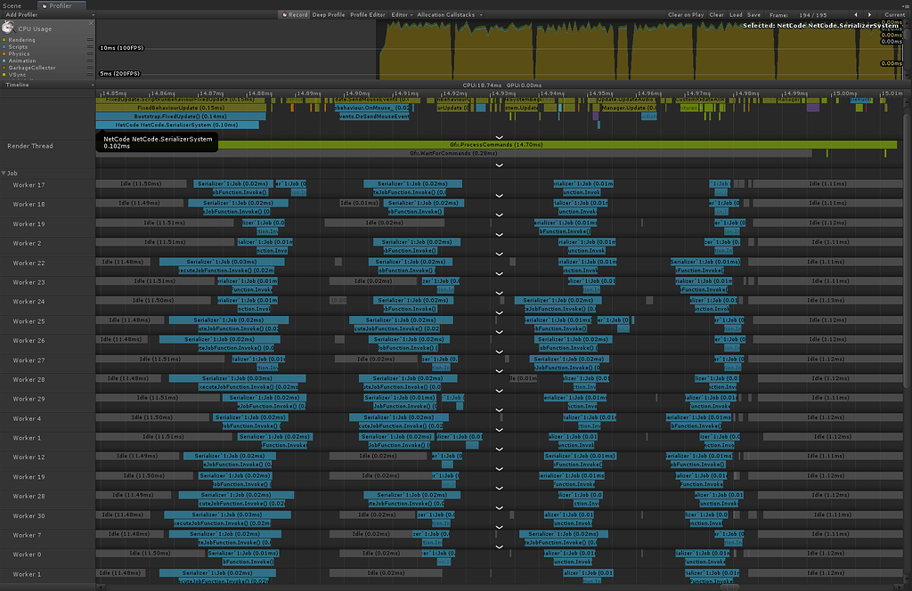 How to read the job profiler and get more information? - Unity Engine - Unity Discussions