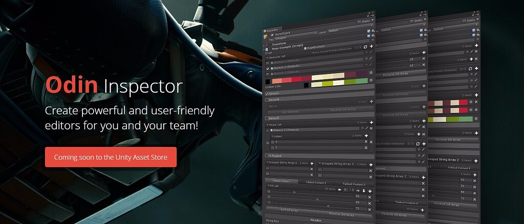[WIP] Odin Inspector & Serializer Looking for Feedback - Community Showcases - Unity Discussions