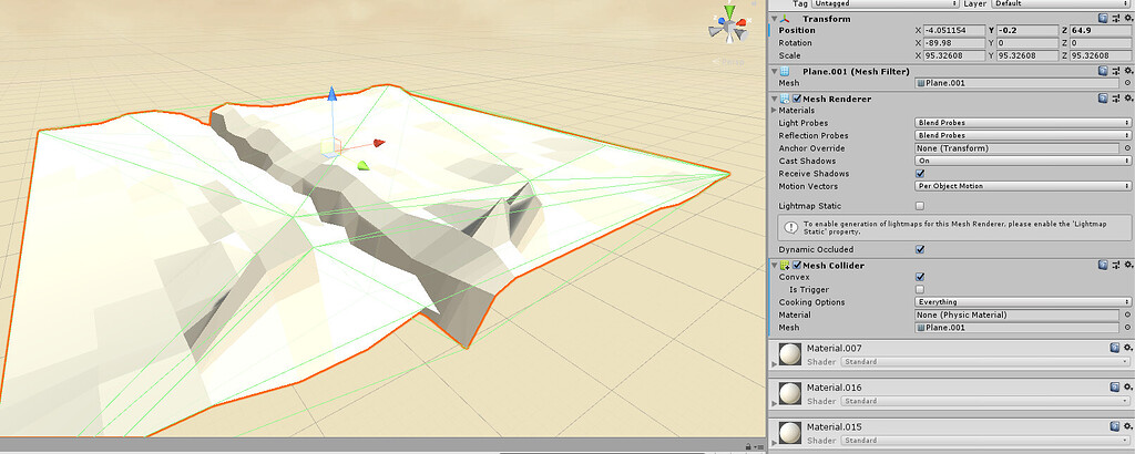 Why my MeshCollider is too simple (not really using the real mesh form) - Unity Engine - Unity ...