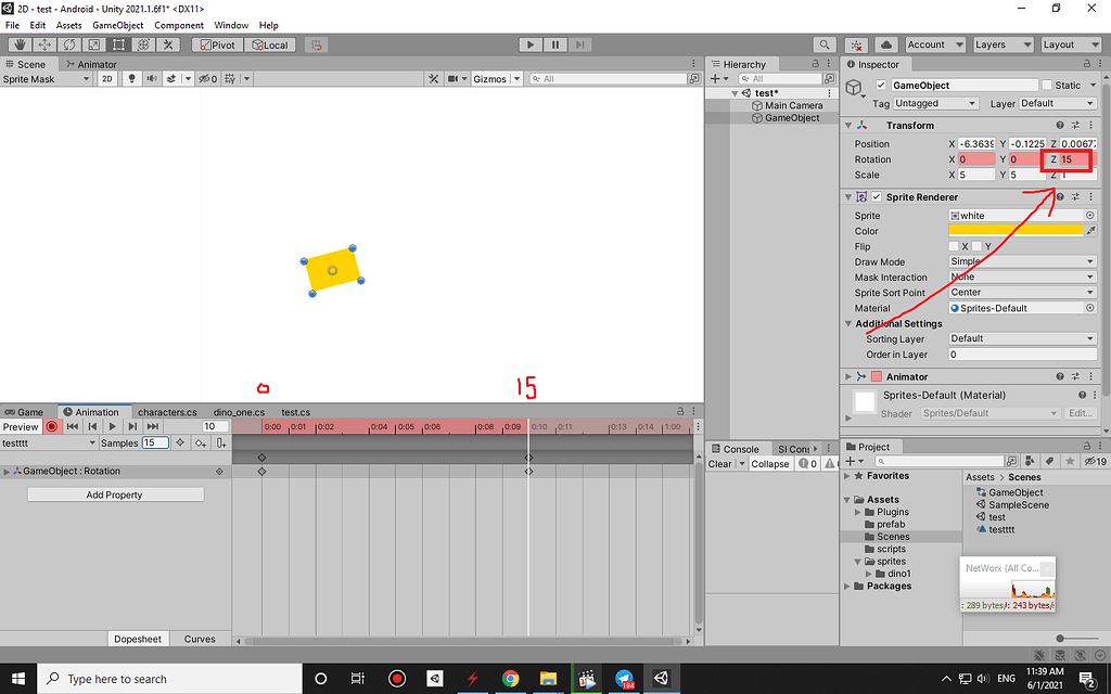 change object rotation at runtime inside animation window - Unity Engine - Unity Discussions