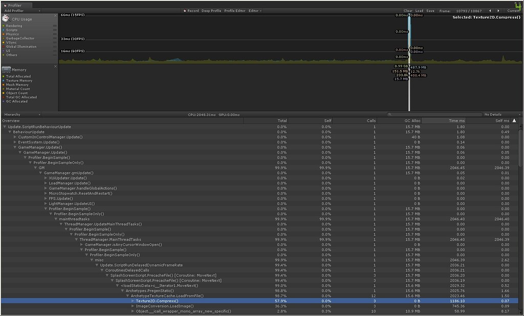Deep Profiling Player Failing Unity Engine Unity Discussions 4880