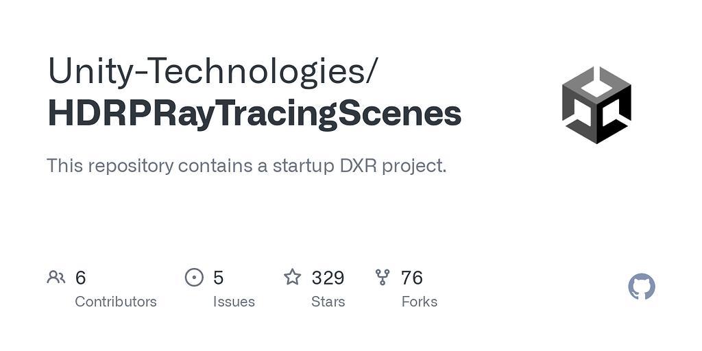 Unity HDRP Ray-Tracing example projects ... - Unity Engine - Unity Discussions
