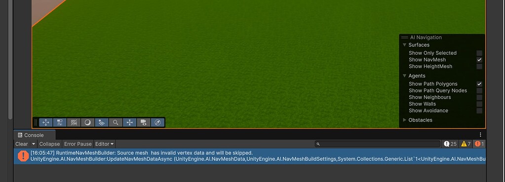 Source mesh has invalid vertex data and will be skipped - Unity Engine - Unity Discussions
