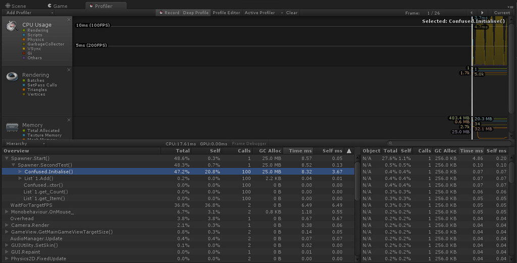 Another Garbage Collector Issue - Unity Engine - Unity Discussions