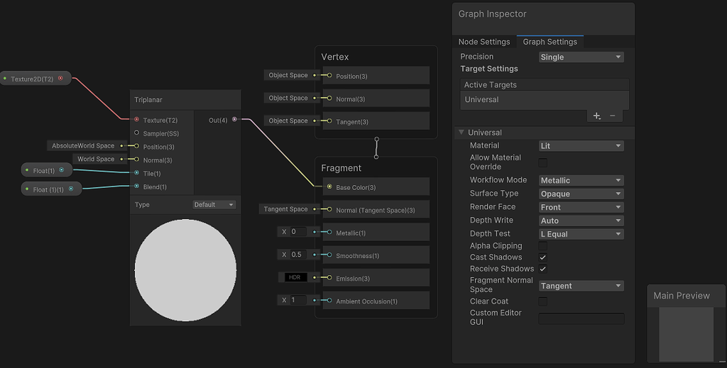 Triplanar ShaderGraph Stretching - Unity Engine - Unity Discussions