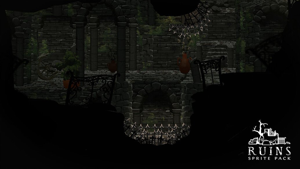 Forest Sprite Pack - A set of high definition modular forest sprites ...