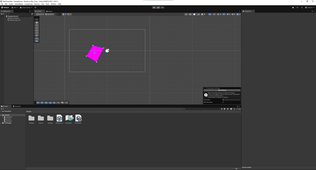 New PolyShape doesn't work in 2D - Unity Engine - Unity Discussions