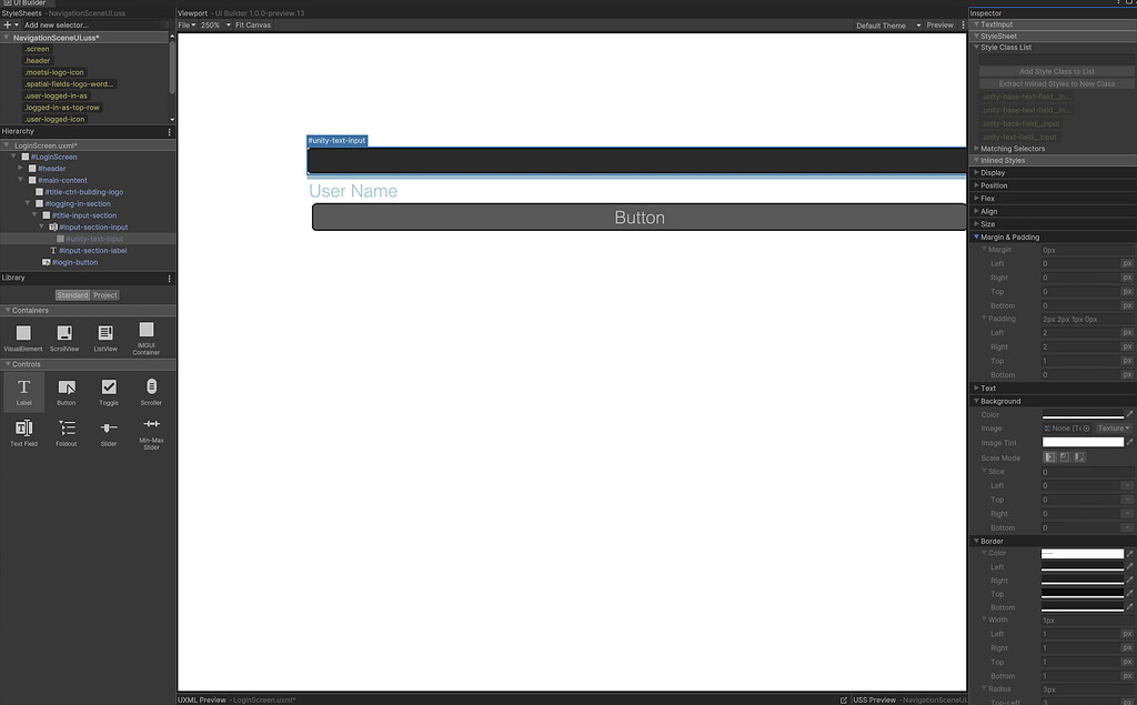 Is it possible to override "#unity-text-input" styling on UI Toolkit text input fields? - Unity ...