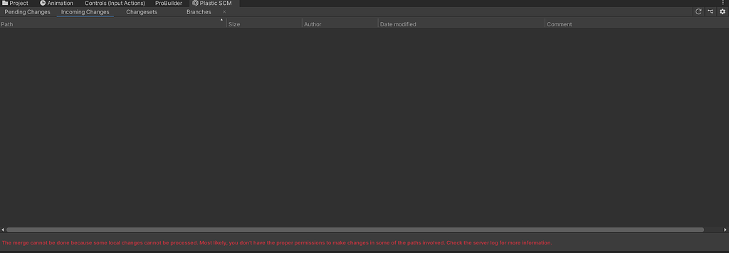 Plastic SCM Unable to Checkin Changes - Unity Services - Unity Discussions