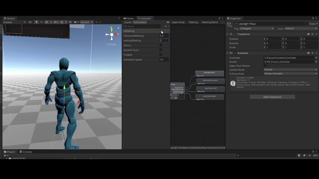 Weird shaking with layer-masked animation (video of the error attached) - Unity Engine - Unity ...