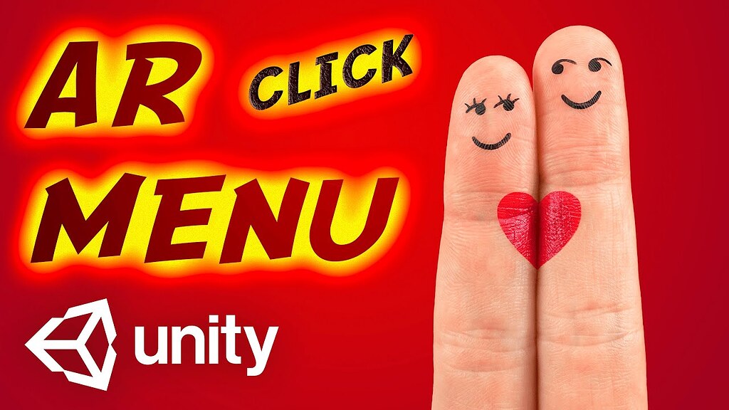 AR Menu ☄️ AR Visiting Card ☄️ Augmented Reality with AR Foundation ...