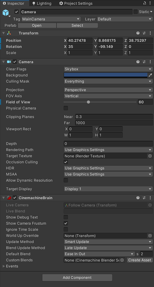 Screen position out of view frustum - is this caused by Cinemachine? - Unity Engine - Unity ...