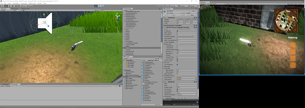 Picking up and dropping objects from inventory - Unity Engine - Unity Discussions