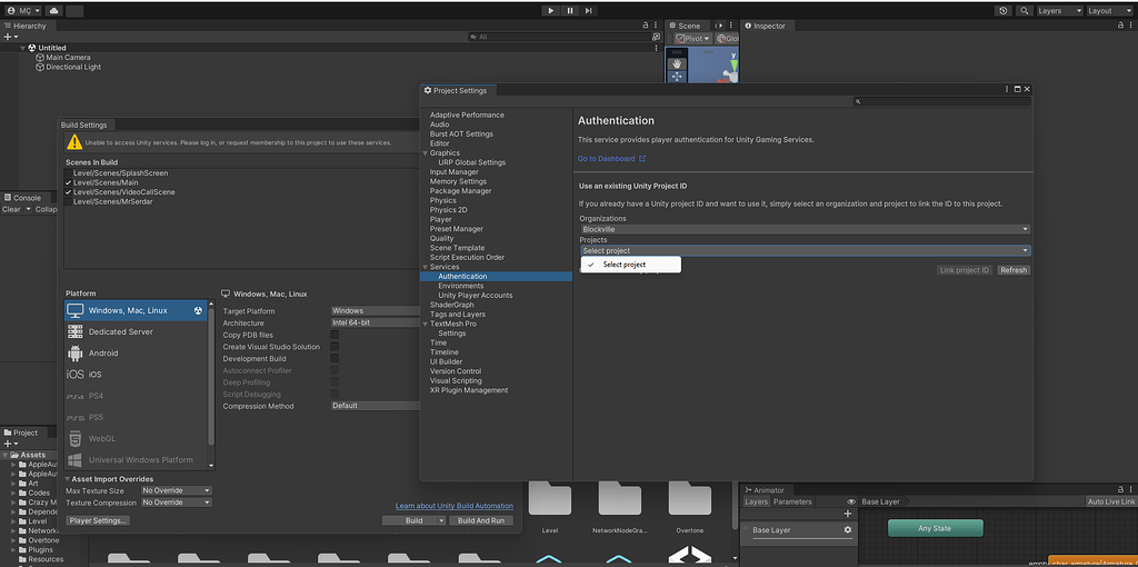 I cannot link my project - Unity Services - Unity Discussions