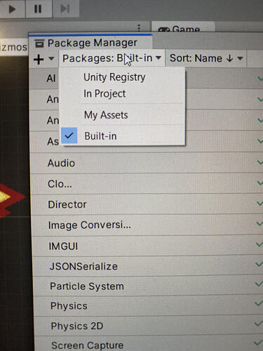 Unable to view all packages in Package Manager. - Unity Engine - Unity Discussions
