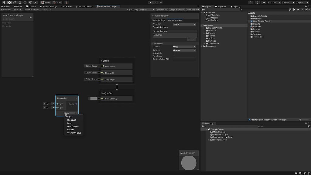 (1311011) Shader Graph UI behaves weirdly to mouse clicks and context menus on macOS - Unity ...
