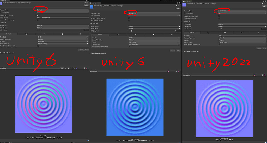 [Unity6]The color of the NormalMap image becomes darker in Android - Unity Engine - Unity ...