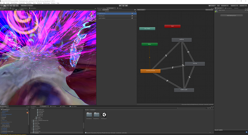 Please help with calling character animation in behavior designer ...
