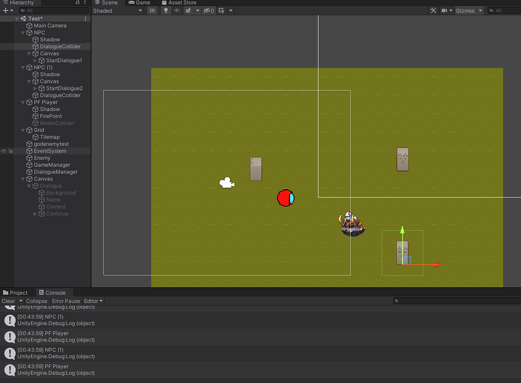 Program says 2 BoxCollider2Ds are colliding, but they are not - Unity Engine - Unity Discussions
