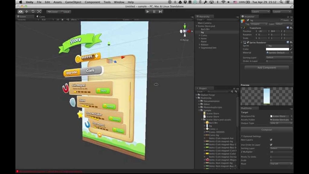 PSD2Unity: Import PSD file to Unity with Layers [RELEASED] - Community Showcases - Unity Discussions