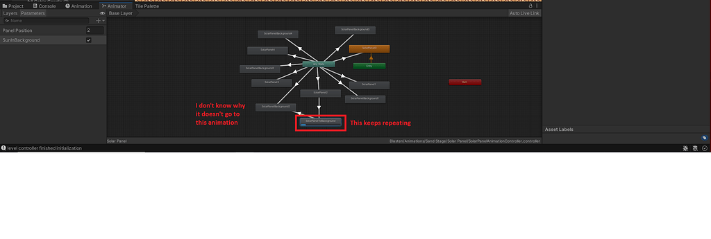 Repeating 2D animation doesn't proceed to another animation - Unity ...