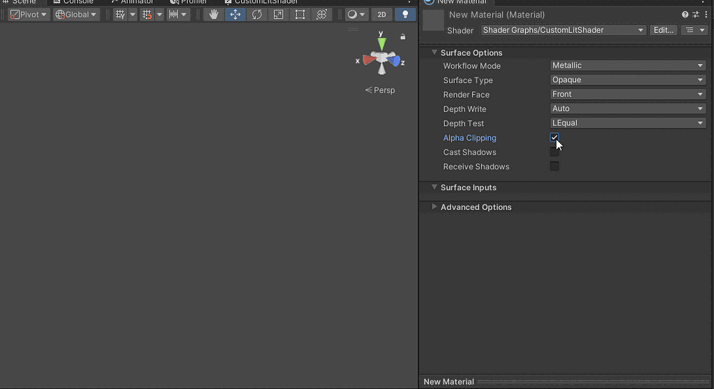 Custom shaders with alpha clipping not getting rendered in deferred in 2022.2.1f - Unity Engine ...
