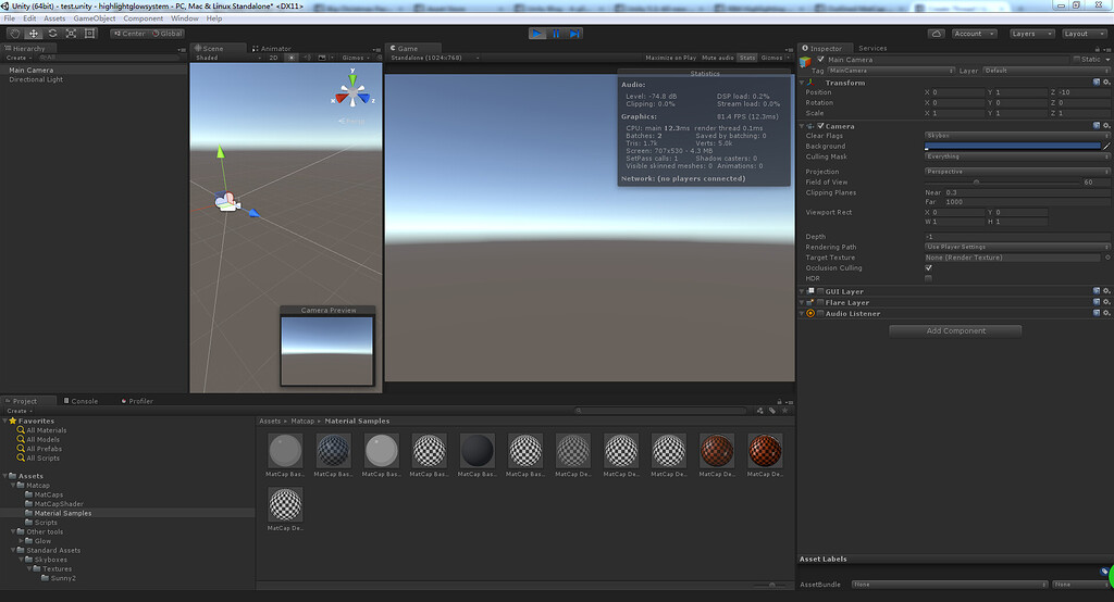 Why there is still 1.7k tris in an empty scene（Unity5.2.1） - Unity Engine - Unity Discussions