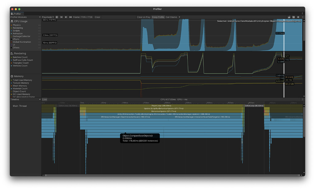XRInteractionManager.Update() massive CPU spike - Unity Engine - Unity Discussions