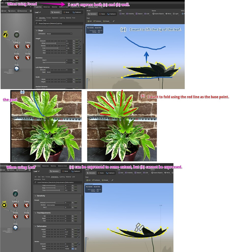 How to achieve the bending of palmate leaves - SpeedTree - Unity Discussions