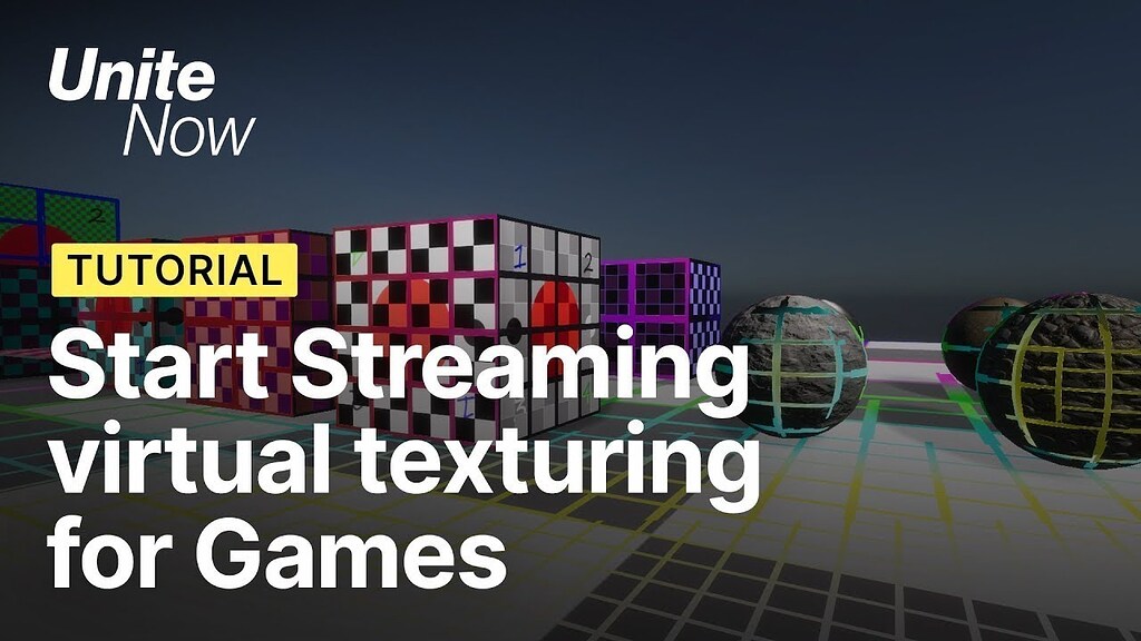 Streaming Virtual texturing - Unity Engine - Unity Discussions