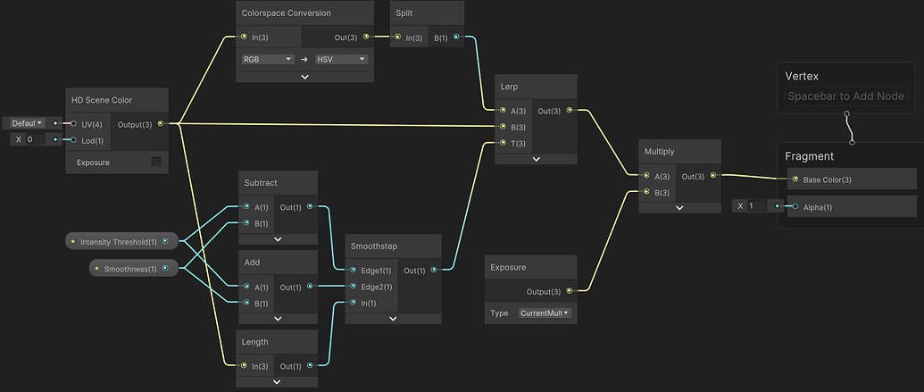 Using HD Scene Color Both With and Without Exposure In HDRP Post ...