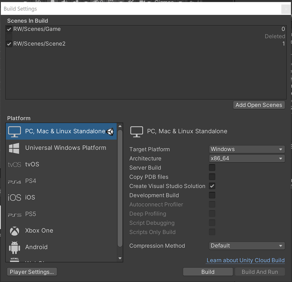 Number of Scenes Different in Edit Mode Test, and Play Mode Tests ...