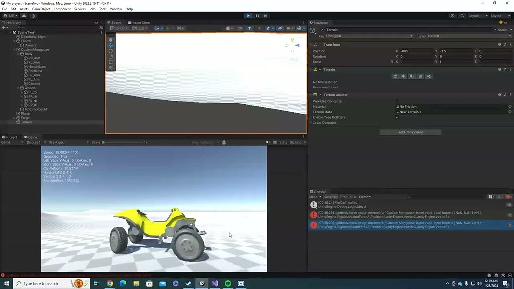 Issues with Vehicle Physi - Unity Engine - Unity Discussions